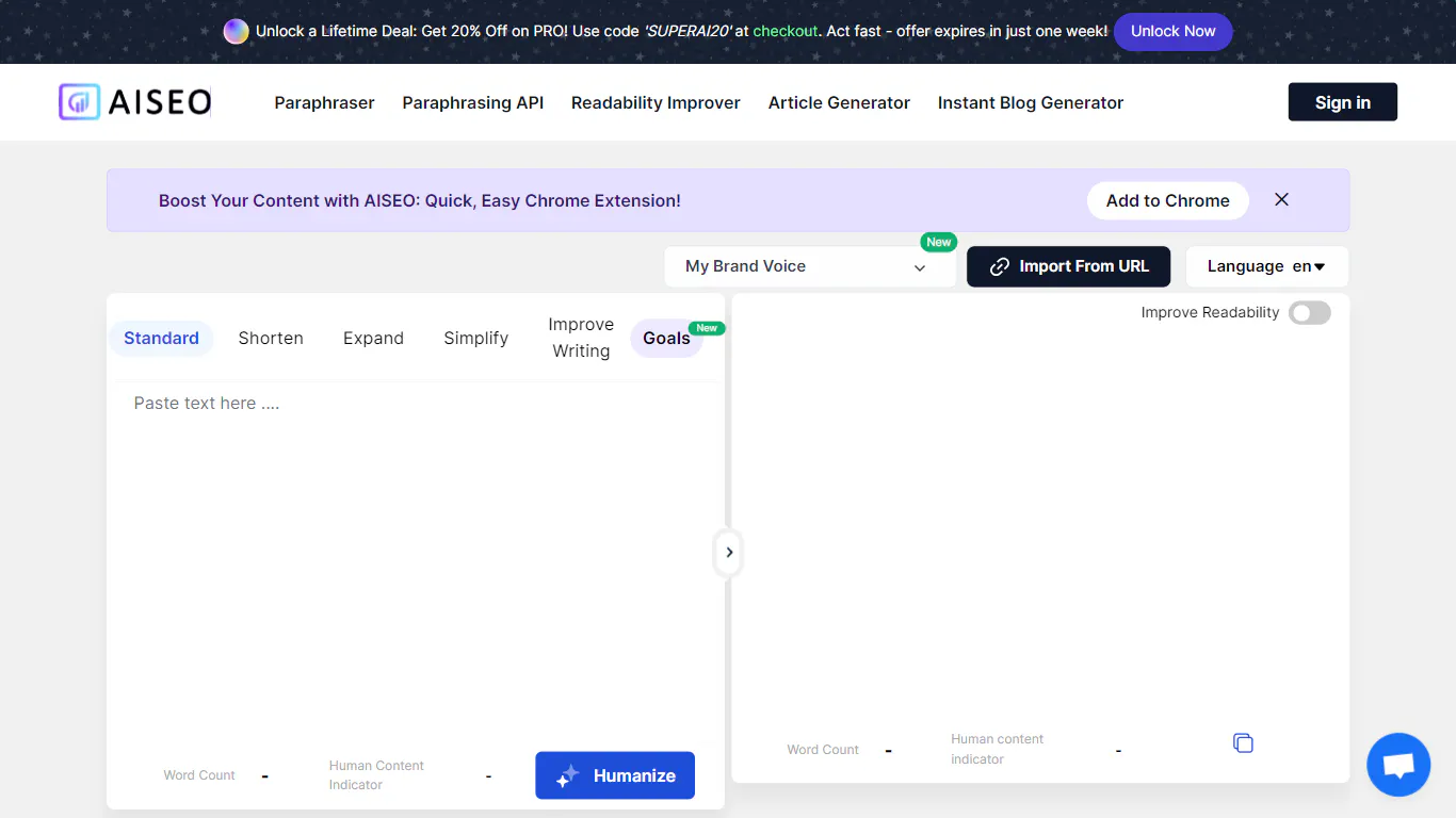 AISEO Humanizer - AI Yard - AI Tools