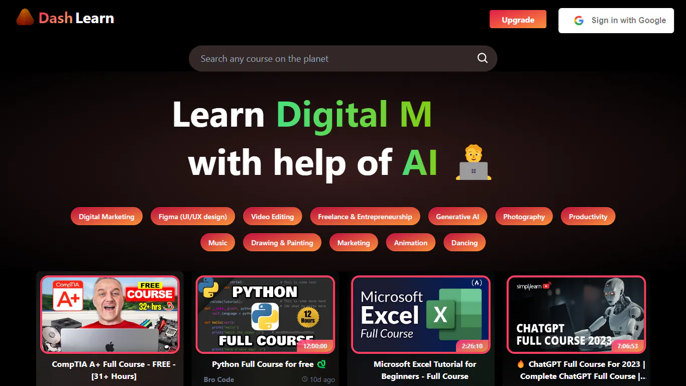 DashLearn - AI Yard - AI Tools