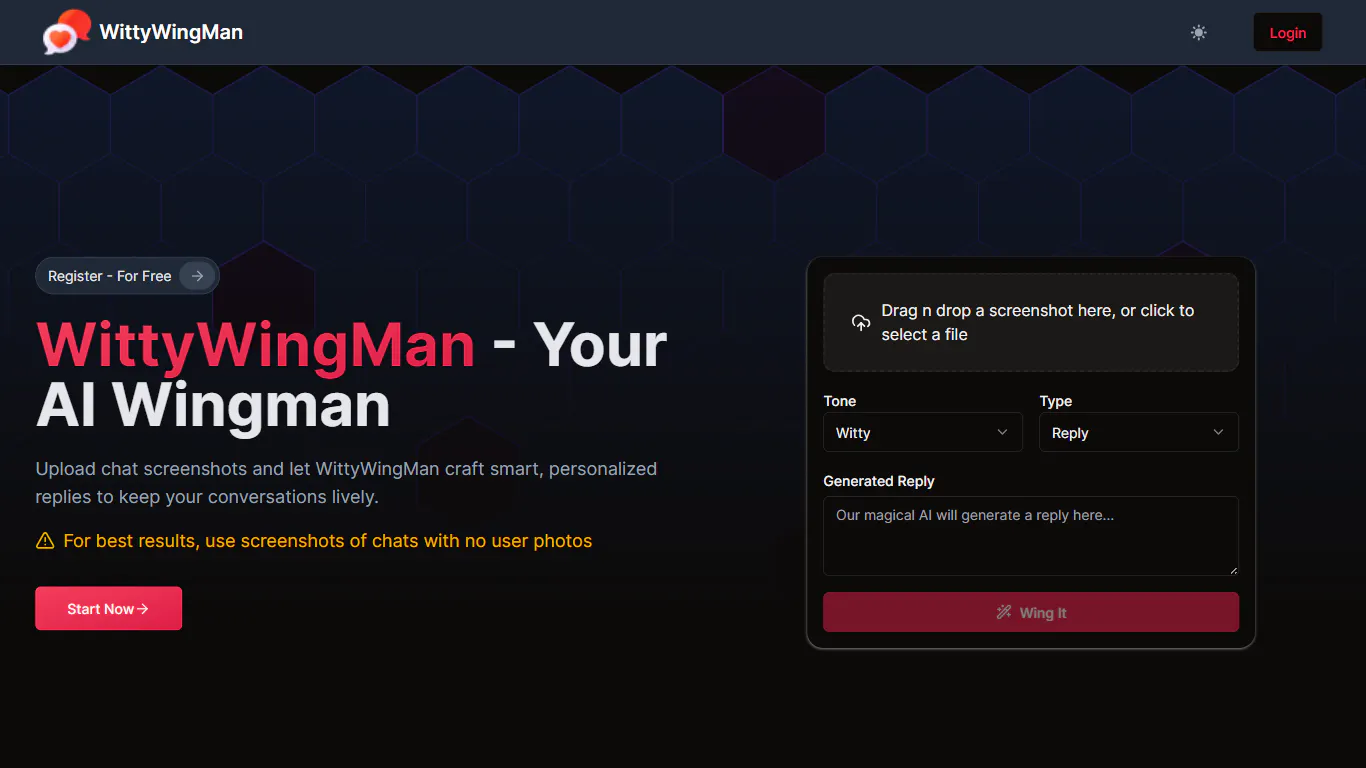 Witty Wingman - AI Yard - AI Tools